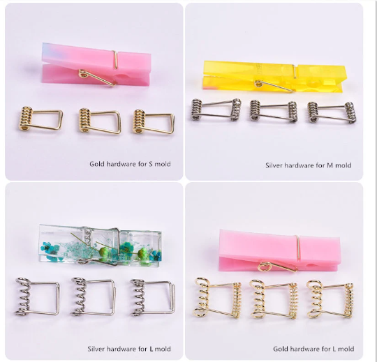 Small Medium Clip Hardware – CKD Molds & Creations